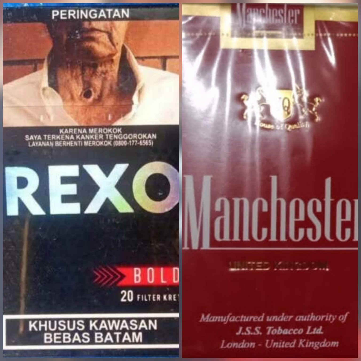 Rokok Non Cukai Manchester dan Rexo Masih Banyak Beredar Di Pasaran ...