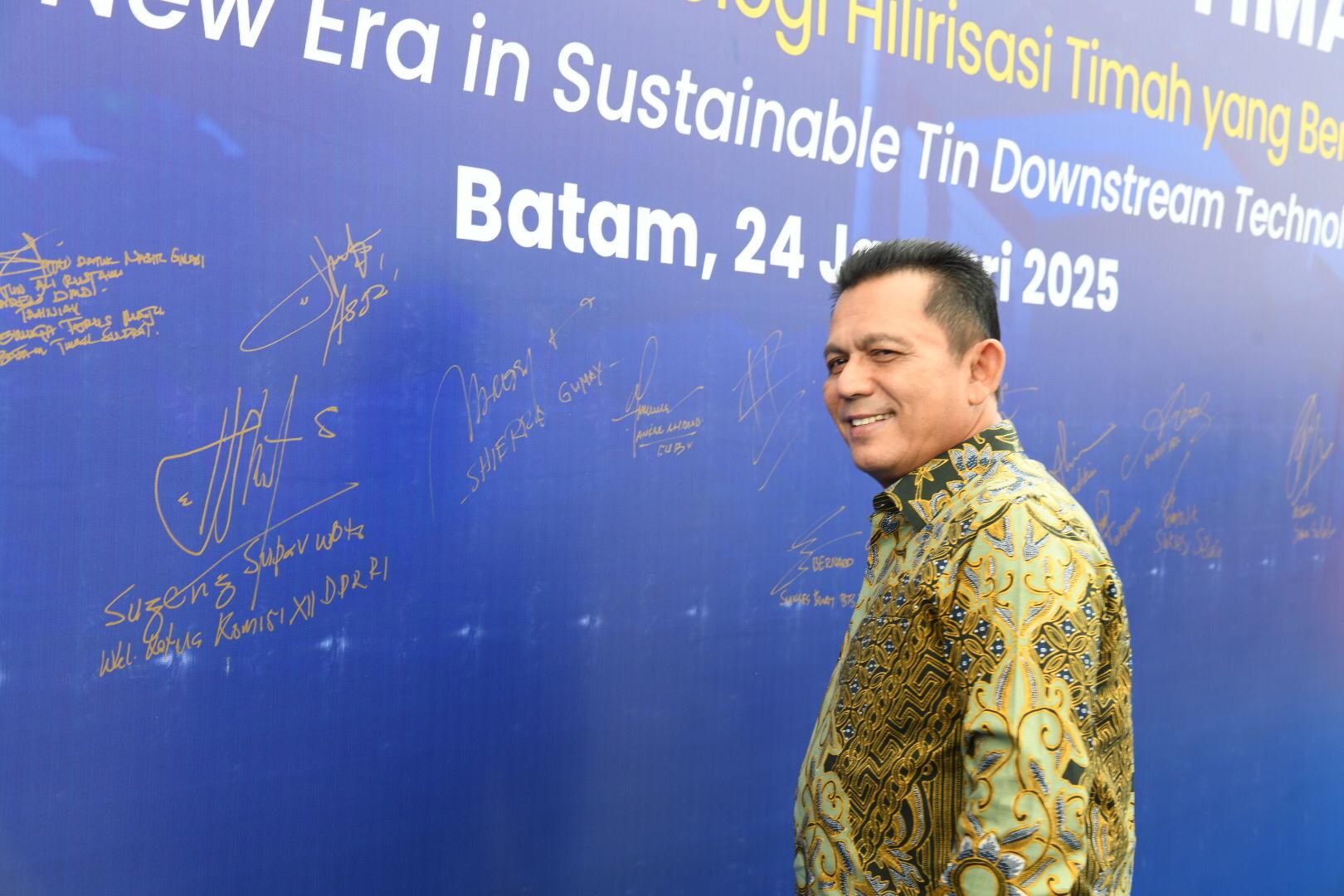 Groundbreaking Pabrik Hilirisasi Timah, Kepri Dapat Perhatian Khusus ...